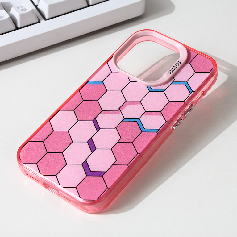 iPhone 15 Pro - Zastitna maska (futrola) Honeycomb Color type 2