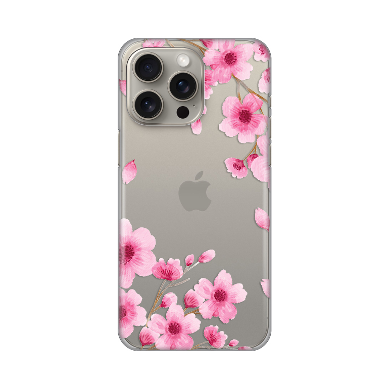 iPhone 15 Pro Max 6.7 - Zastitna ultra tanka (skin) maska / futrola PRINT Rose flowers