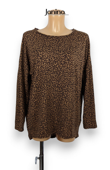 JANINA pulover/tunika sa leopard printom 44