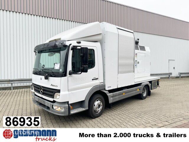 Mercedes-Benz Atego 816 4x2, Stromgenerator 135 KVA kamion platforma