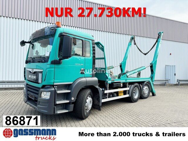 MAN TGS 26.420 6X2-4 BL, Lenk-/Liftachse kamion autopodizač kontejnera