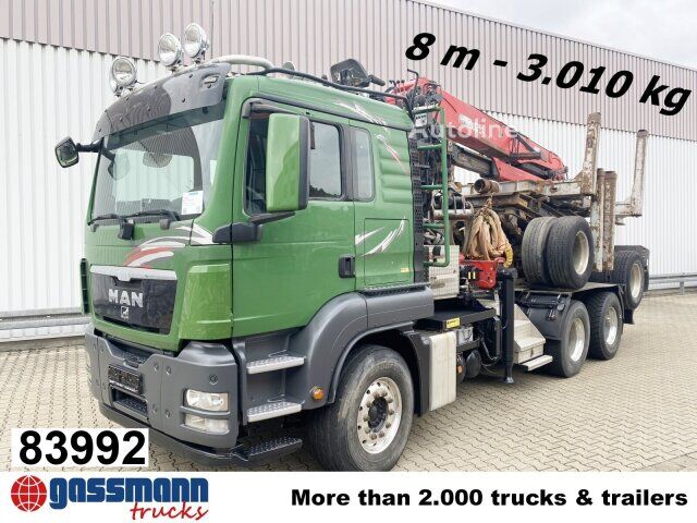 MAN TGS 26.480 6x4 BB, Intarder, Kran Epsilon kamion za prevoz drva