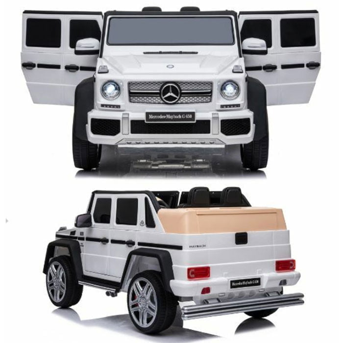 Auto na akumulator Mercedes G 650 Beli R/C A100 12V4.5AH*1+2motora