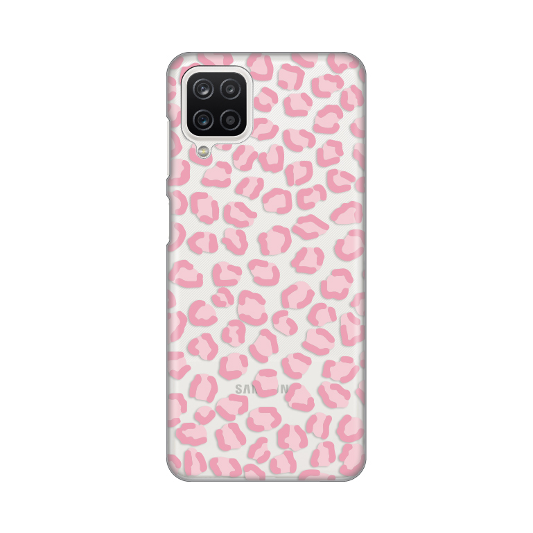 Samsung A125F Galaxy A12 - Zastitna ultra tanka (skin) maska / futrola PRINT Pink Cheetah
