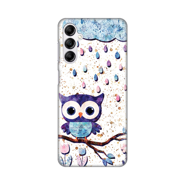 Samsung A145R Galaxy A14 4G - Zastitna ultra tanka (skin) maska / futrola PRINT Owl