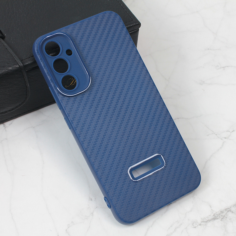 Samsung Galaxy A34 5G 5G - Zastitna maska (futrola) Carbon Stripe plava