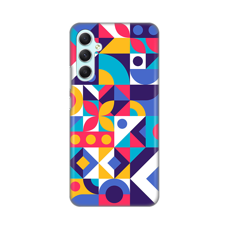 Samsung Galaxy A34 5G 5G - Zastitna ultra tanka (skin) maska / futrola PRINT Colorful Mosaic