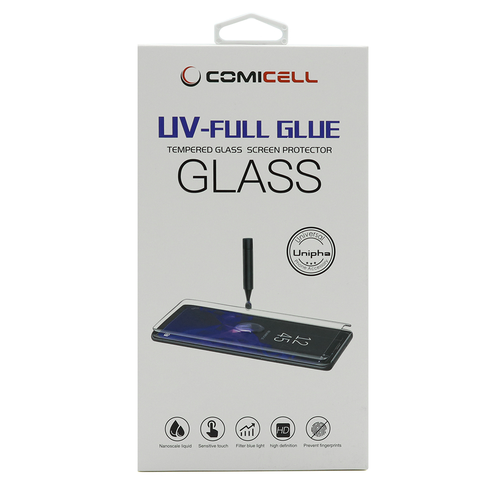 Samsung Galaxy S23 Ultra - Staklena folija (zastitno kaljeno staklo) za ekran 3D MINI UV-FULL GLUE (bez UV lampe) (MS)