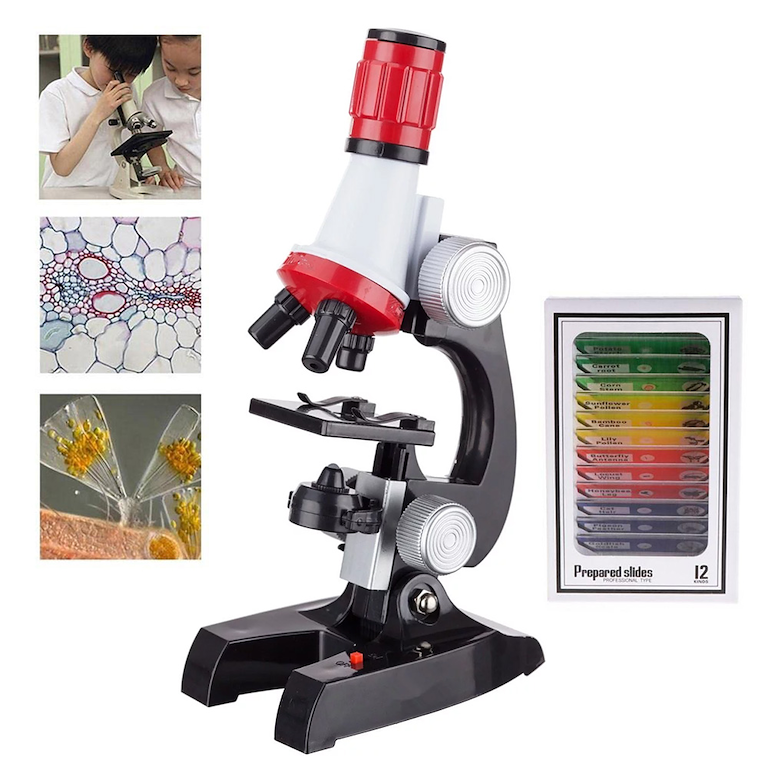 Mikroskop set - mlade naucnike JWD crveni