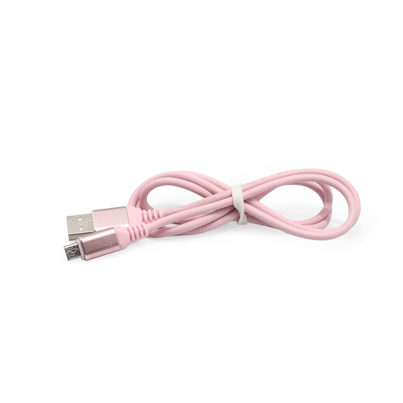 Data kabl Fashion micro USB pink 1m