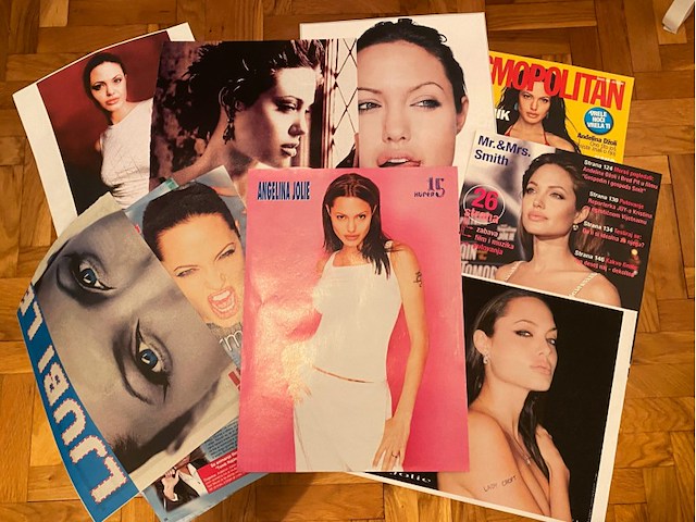 Angelina Jolie Isečci Iz Časopisa I Posteri