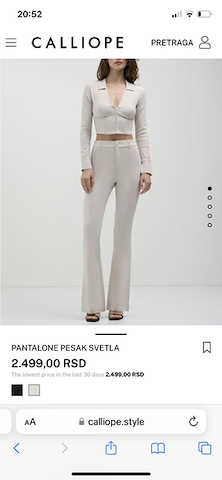 KOMPLET kosuljica i pantalone