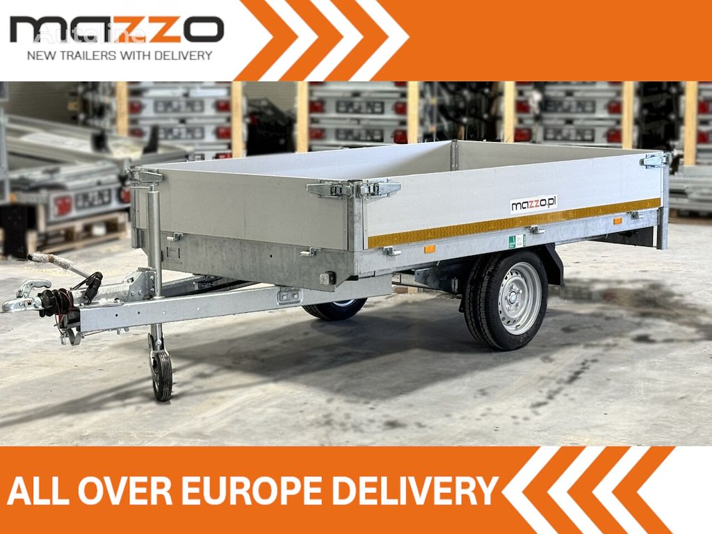 Nova Eduard 2615-3-P3-1363 256x150x30cm Flatbed trailer platform with sides prikolica sa ravnom platformom