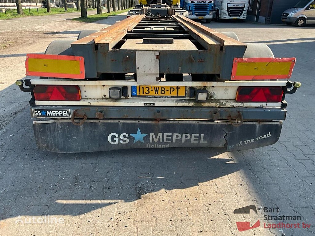 GS Meppel AIC-2800 M 3 assen container aanhanger prikolica za kontejnere