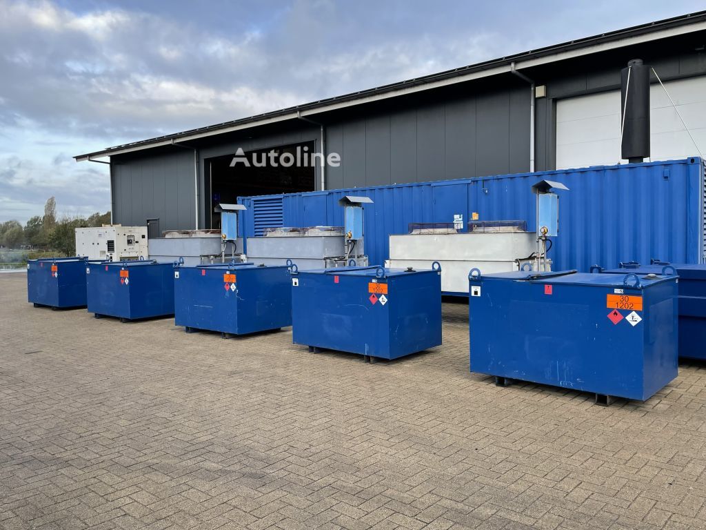 Kiwa IBC 1000 liter dieseltank met keuring rezervoar za skladistenje goriva