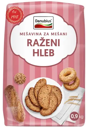 DANUBIUS Mešavina za mešani ražani hleb 0.9 kg