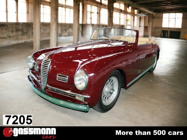 Alfa Romeo 6C 2500 S Cabriolet by Pininfarina, RHD kabriolet