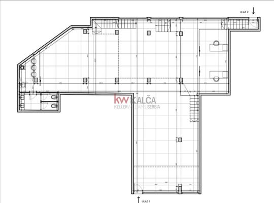 Na prodaju poslovi prostor u centru Niša, 299m2