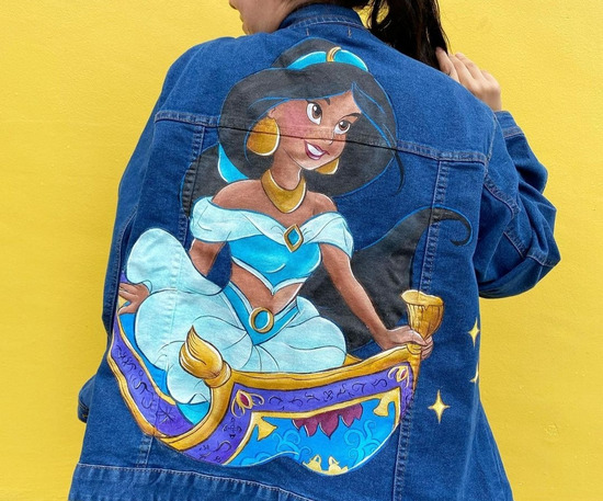 Jasmin ručno oslikana jakna