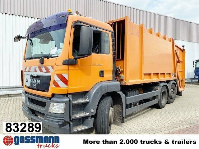 MAN TGS 26.320 6x2-4 BL, Lenkachse, Haller X2 kamion za smeće