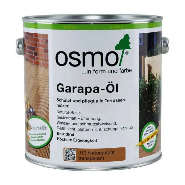 OSMO Ulje za terasu, Garapa, Prirodan ton, 2.5l, 013