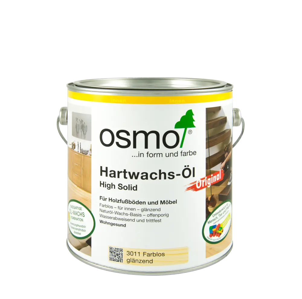 OSMO Tvrdo voštano ulje, Providno, Sjajno, 0.75l, 3011