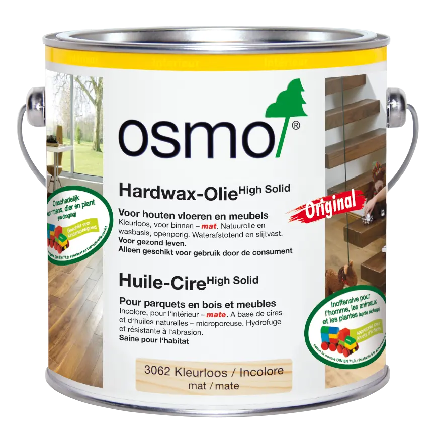 OSMO Tvrdo voštano ulje, Providno, Mat, 0.75l, 3062