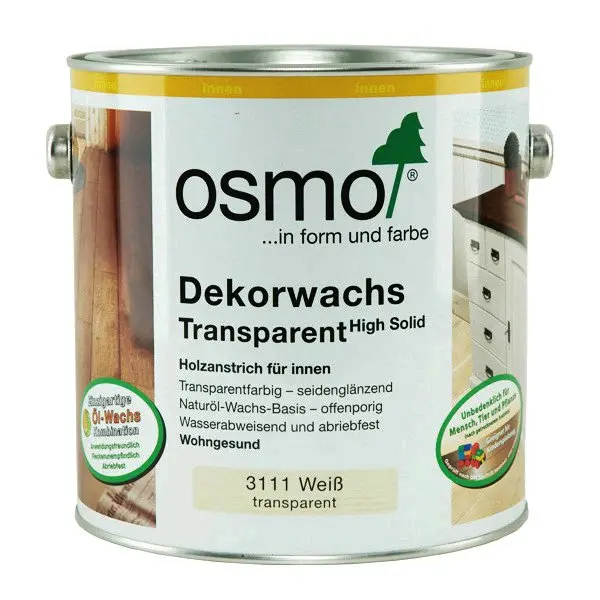 OSMO Vosak za drvo, 0.75l, Beli, 3111