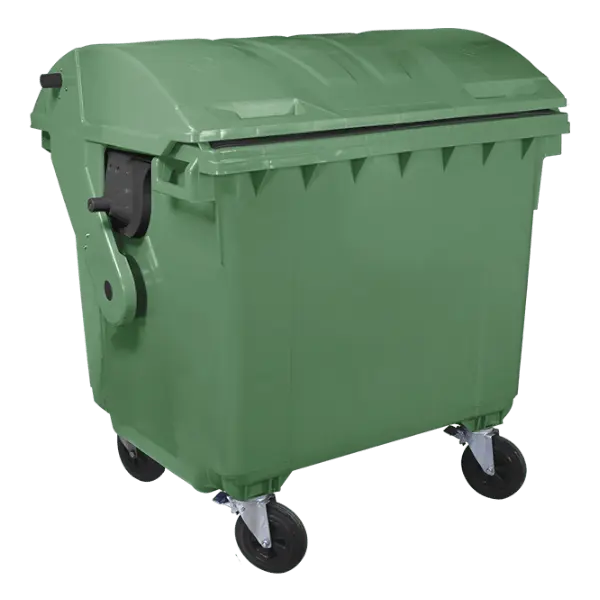 Gogić Plast Kontejner za smeće sa polukružnim poklopcem, 1100L, Zeleni