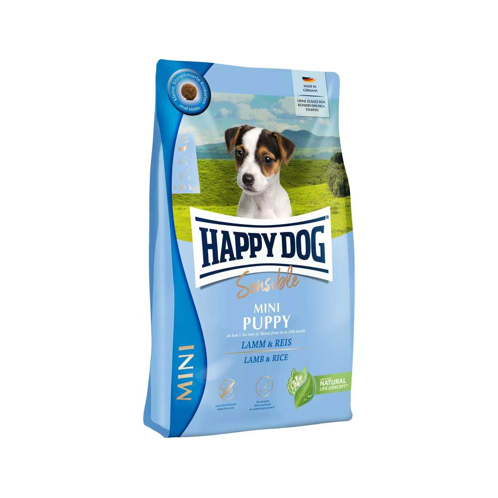 Happy Dog hrana za pse MINI Puppy Lamb&Rice 4kg