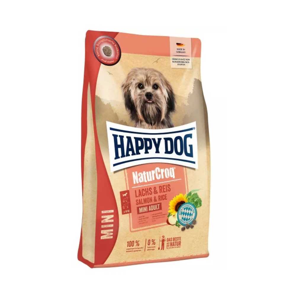 Happy Dog hrana za pse Naturcroq - losos i pirinač 11kg