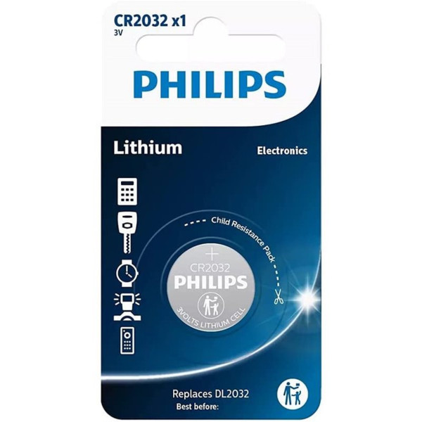 Baterija Philips CR2032 Litijum