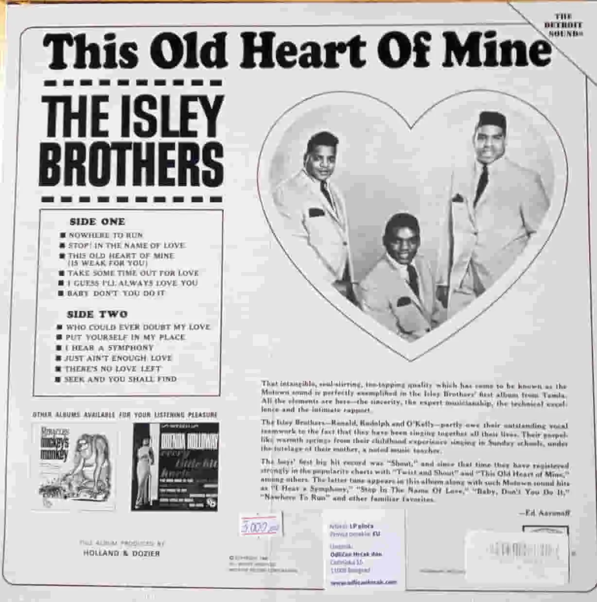 ISLEY BROTHERS - THIS OLD HEART OF MINE