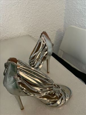 sandale srebrne