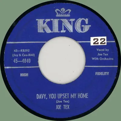 TEX JOE - 7 DAVY, YOU UPSET