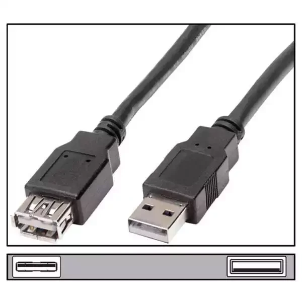 Kabl USB A-MA-F 5m produžni