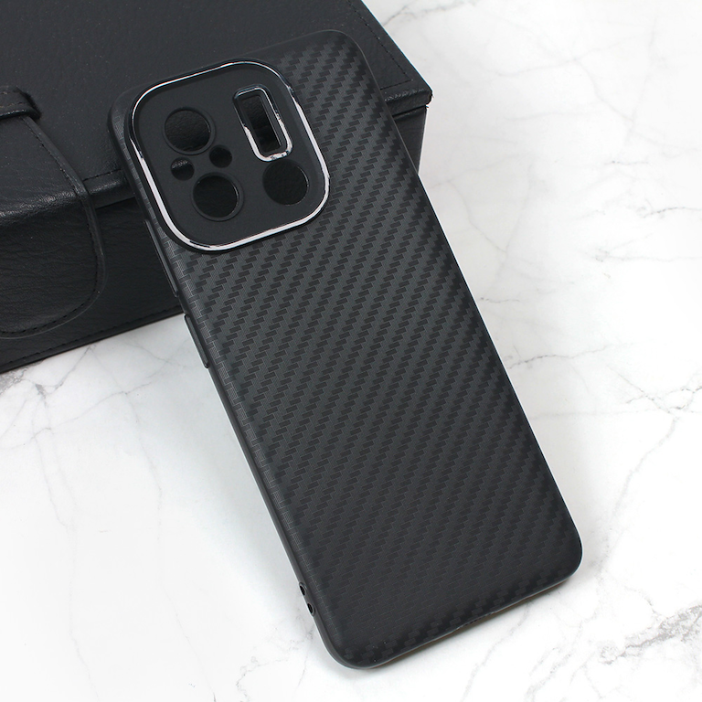 Xiaomi Redmi 12C - Zastitna maska (futrola) Carbon Stripe crna