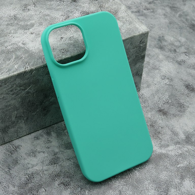 iPhone 15 silikonska futrola Gentle Color (Tirkiz)