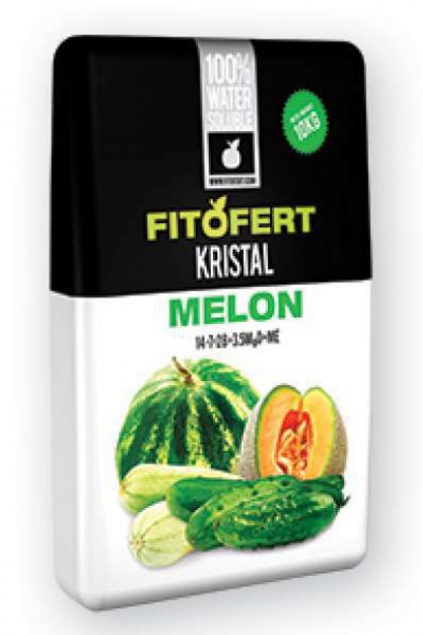 FITOFERT KRISTAL MELON 10/1 14:7:28+3.5MgO+ME
Šifra: 3375 JM: KOM