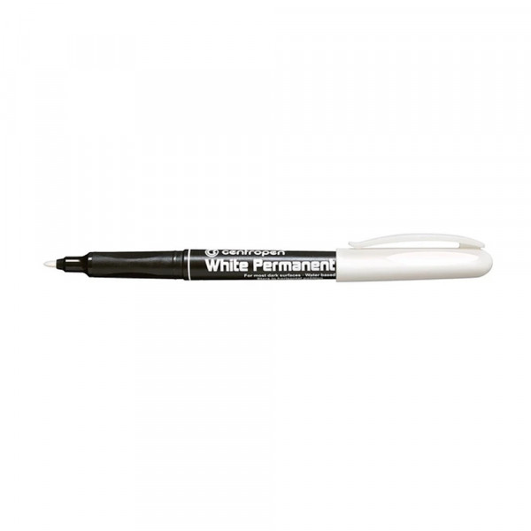 Permanentni marker Centropen 2686 beli