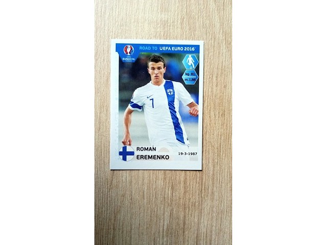 Road to Euro 2016 Panini sličica broj 331