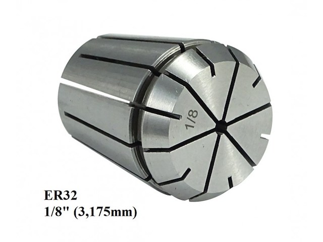Stezna caura ER32 - 1/8 (3.175mm) - Elasticna caura