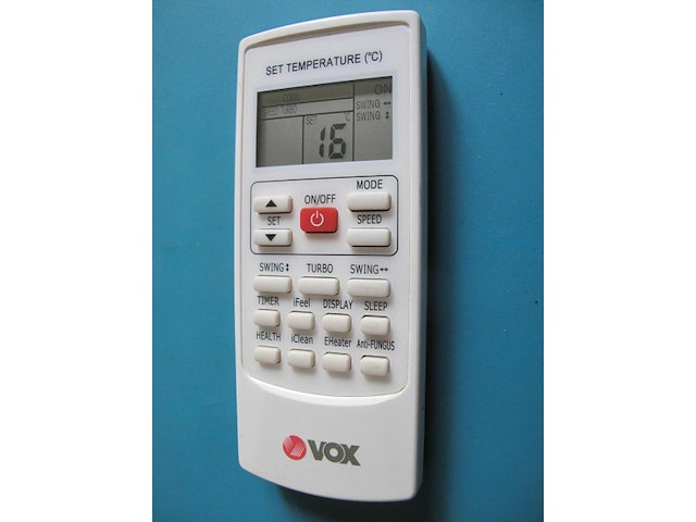 VOX YKR-H/502E - daljinski upravljač za klima uređaj
