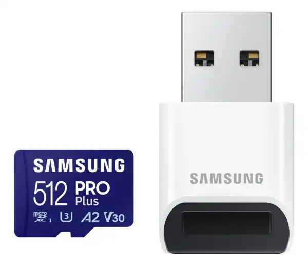 SAMSUNG Pro Plus 512GB Micro SD kartica i čitač microSDXC kartice MB-MD512SB/WW