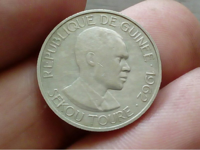 Gvineja, 5 franaka 1962