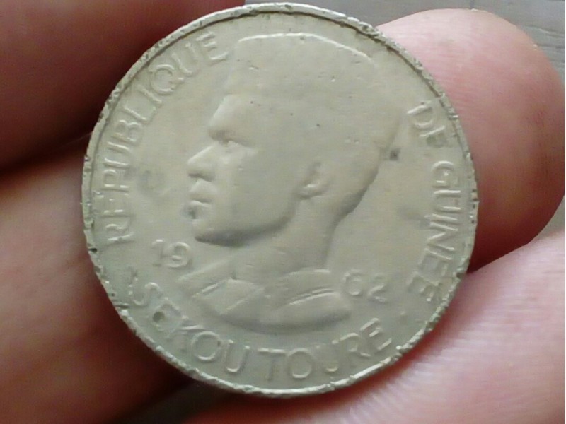 Gvineja, 10 franaka 1962