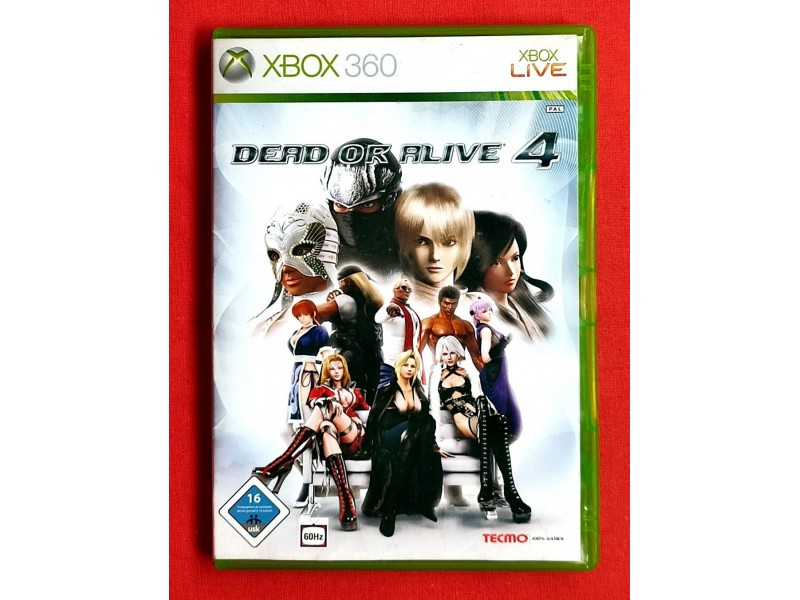 Dead or Alive 4 / XBox 360 Originalna Igra