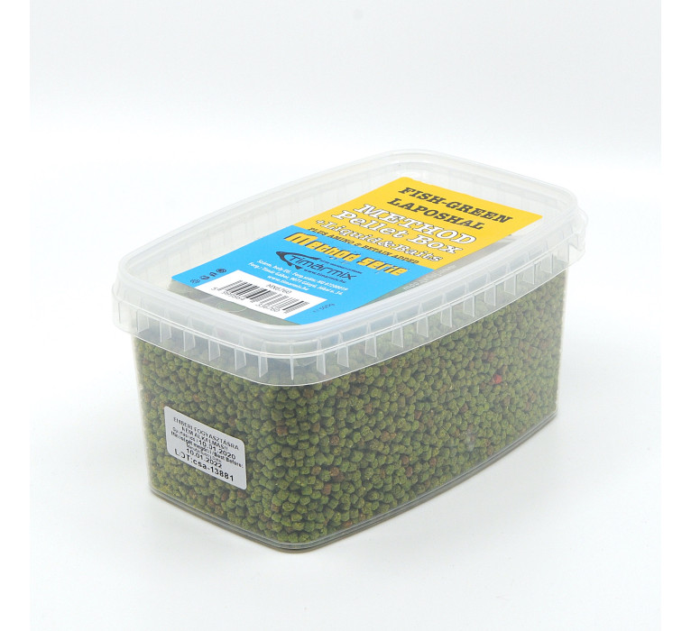 Timar Pellet Box 500gr. Fish Green