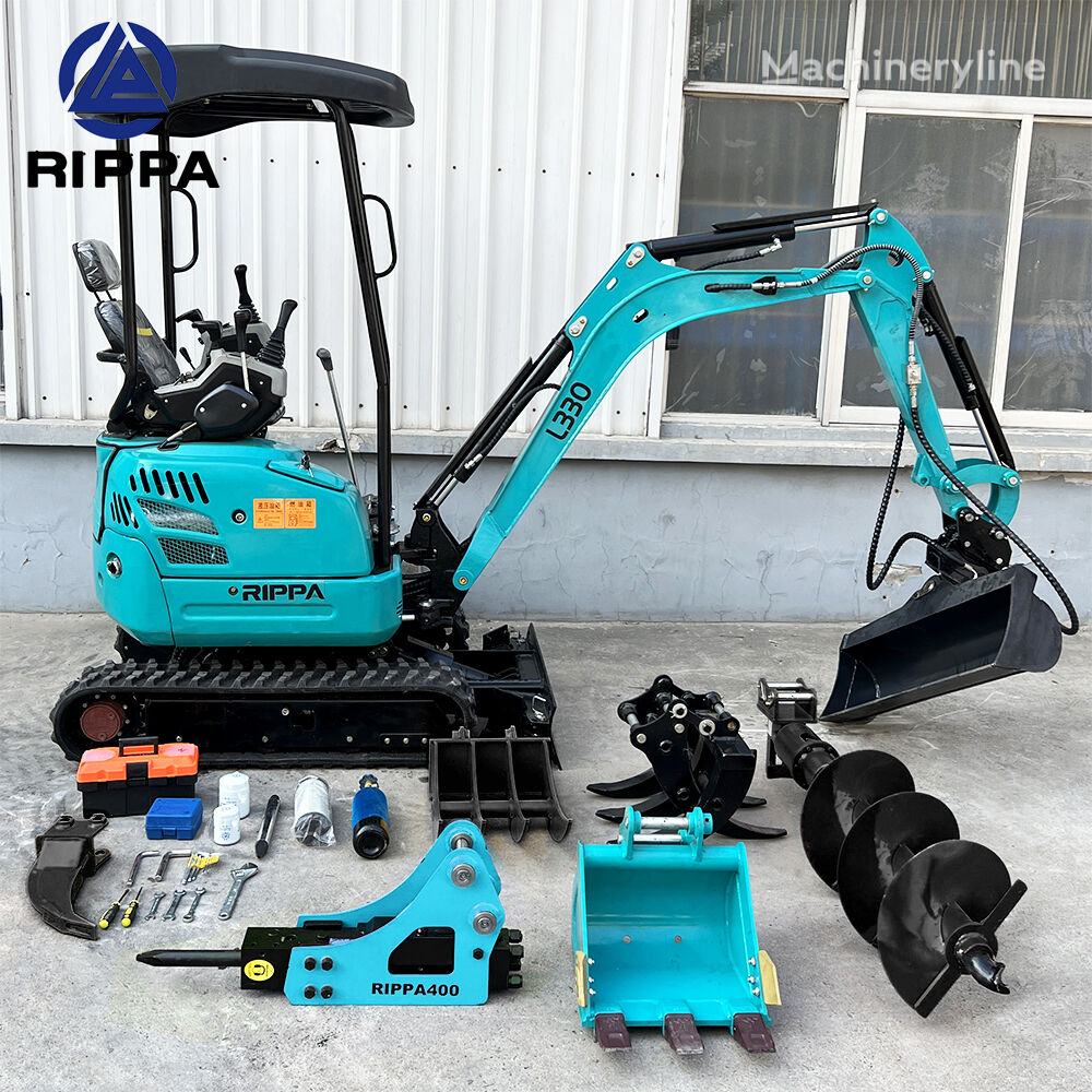 Novi Rippa R322L-Brand New-Kubota Engine mini bager