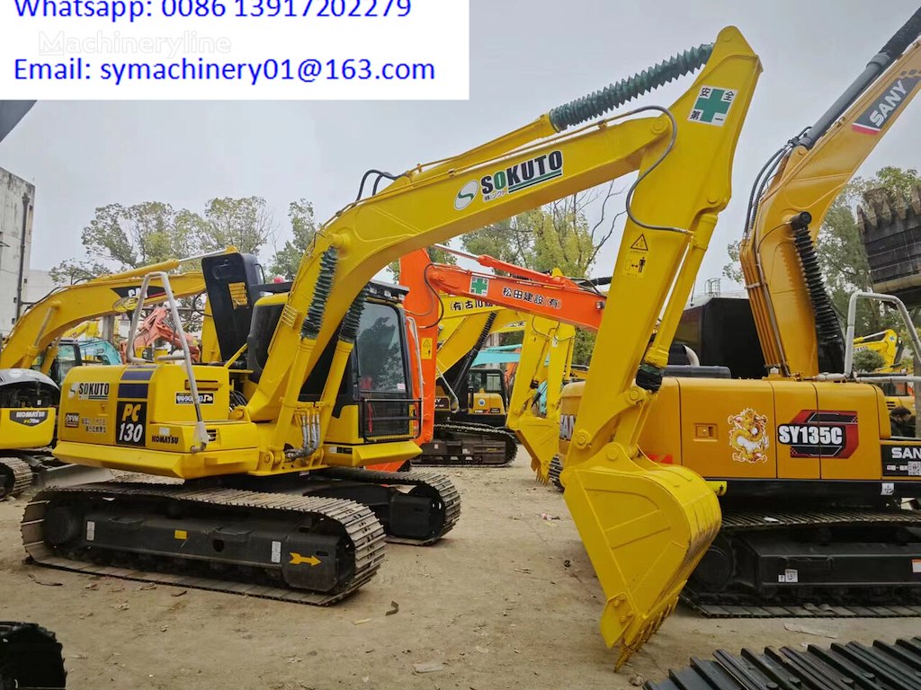 Komatsu PC130 bager guseničar